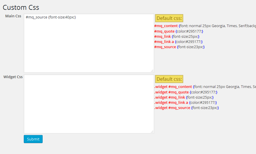 Quote plugin - IT Release